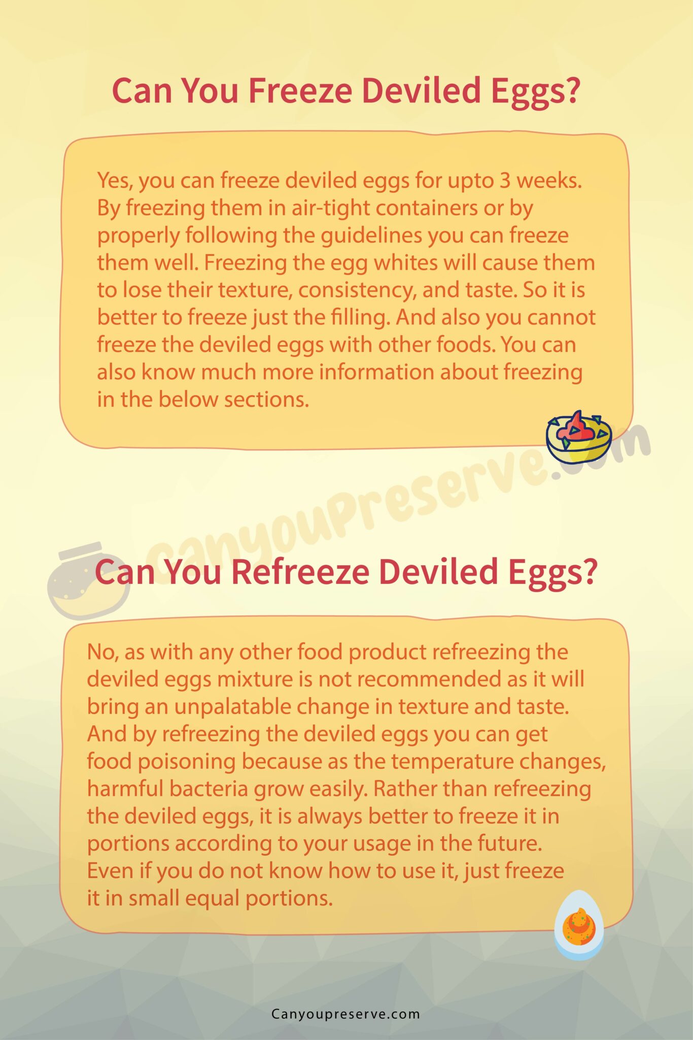 Can Freeze Deviled Eggs? – How Long Are Deviled Eggs Good For? – Can ...