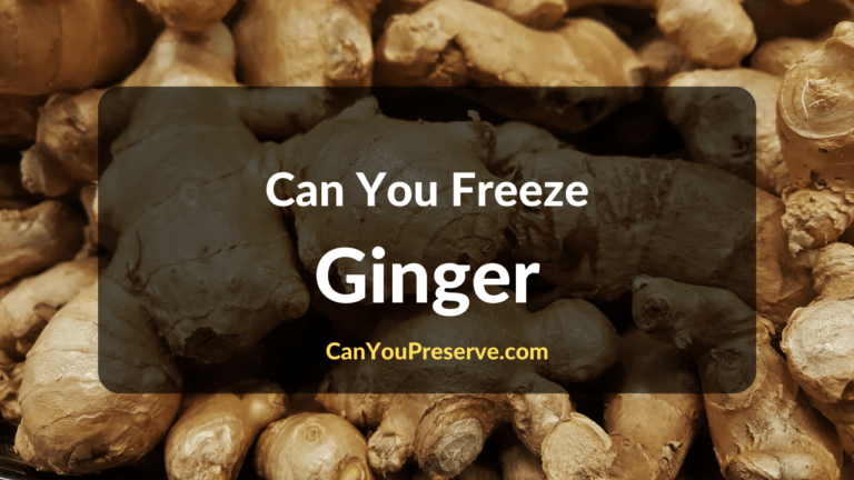 Can You Freeze Ginger? – A Guide on How to Store Fresh Ginger In The ...