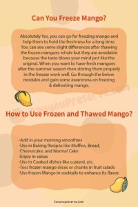Can You Freeze Mango?: Step-By-Step Guide on How To Freeze Mangoes ...