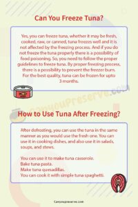 Can Freeze Tuna Which is Raw, Cooked, Leftover or Canned? – Best Way To ...