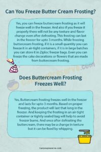 Can You Freeze Butter Cream Frosting? – 5 Tips & Tricks To Freeze Cream ...