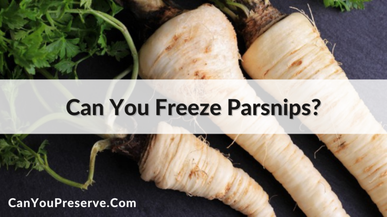 Can You Freeze Parsnips – How Long Do You Blanch Parsnips Before ...
