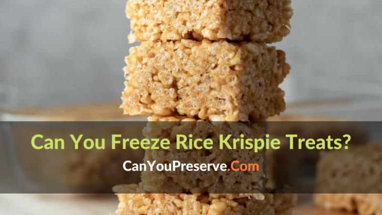 Can You Freeze Rice Krispie Treats? – How to Freeze Rice Krispie Treats ...