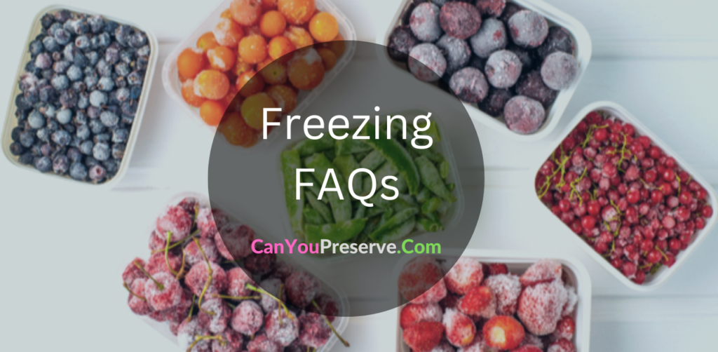 Freezing FAQ – Frequently Asked Questions About Freezing – Answers To ...