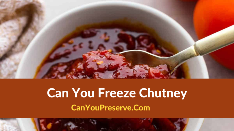 Can You Freeze Chutney? – Preserving Flavor: A Guide to Freezing ...