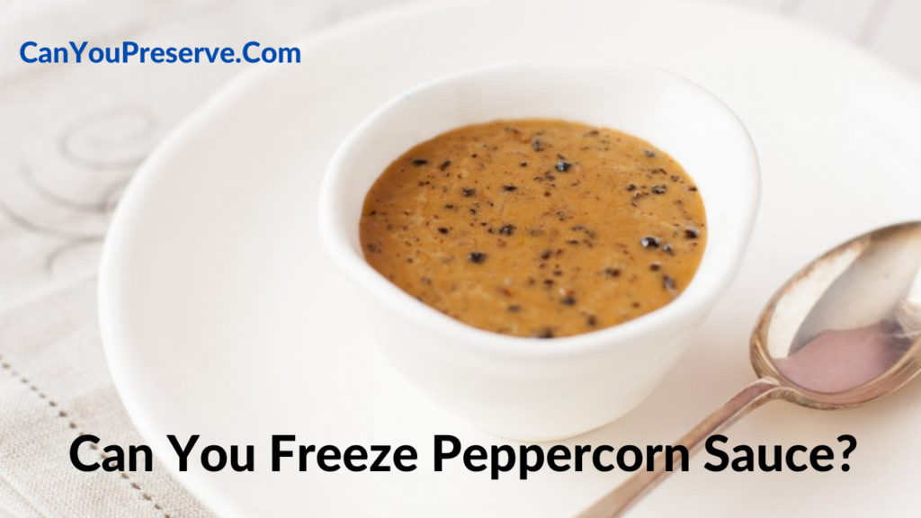 Here’s An Ultimate Guide on Can You Freeze Peppercorn Sauce ...