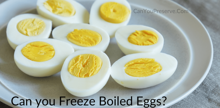 Frozen Hard Boiled Eggs