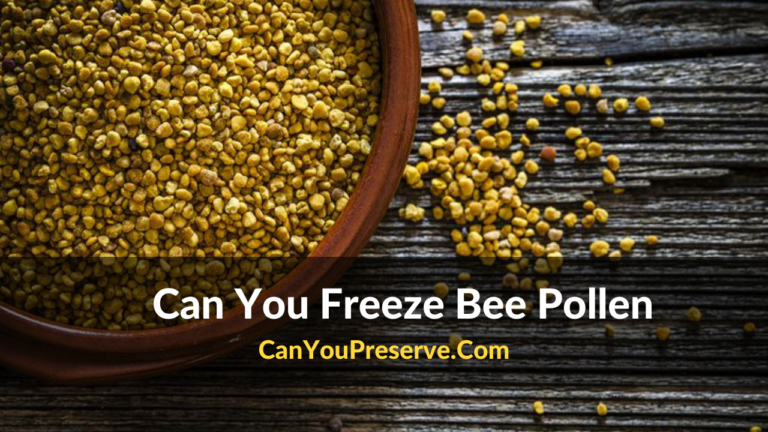 Can You Freeze Bee Pollen? – How To Store Fresh Bee Pollen In The ...