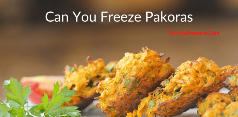 Can You Freeze Pakora? – Know More About Freezing and Defrosting ...