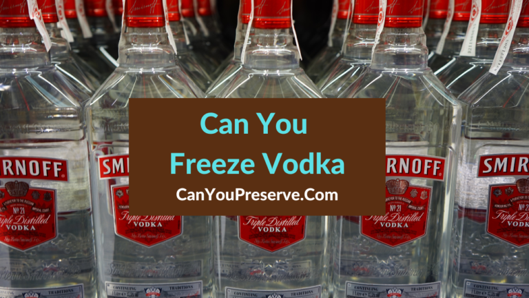 Can You Freeze Vodka? – How To Store Opened & Unopened Vodka? – Shelf ...