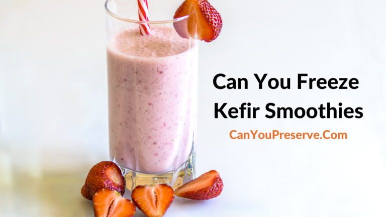 Can You Freeze Kefir Smoothies: Easy Ways To Freeze Kefir Smoothies ...