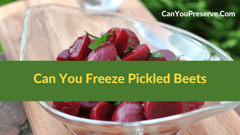 Can You Freeze Pickled Beets? – How to Freeze Pickled Beets? – Tips on ...
