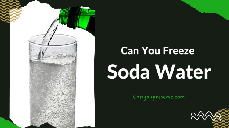 Can You Freeze Soda Water? – Freezing Potential of Soda Water: What You ...