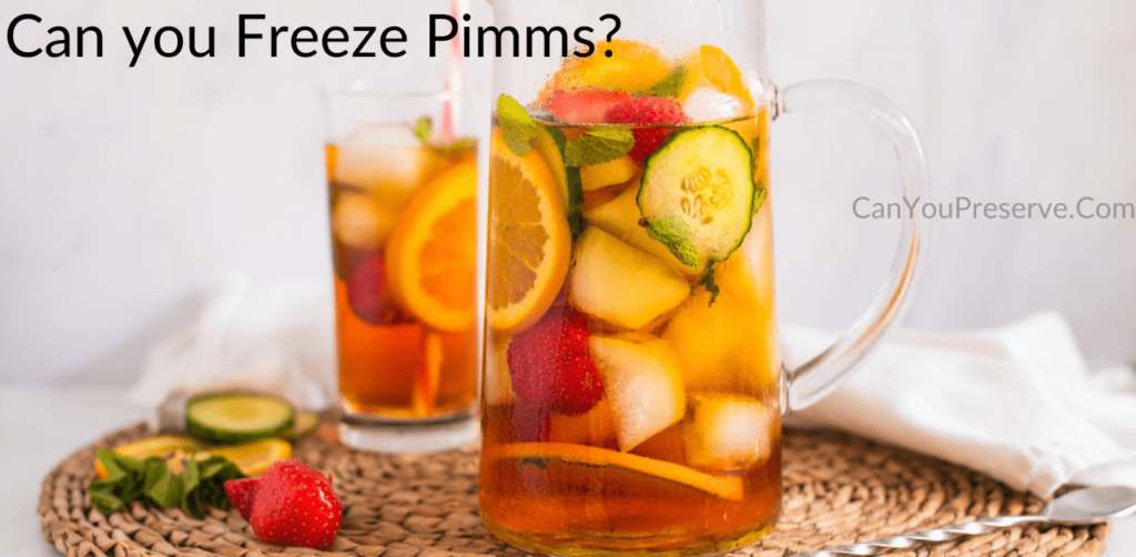 Can you Freeze Pimms? – Preserving the Refreshing Flavor: The Facts ...