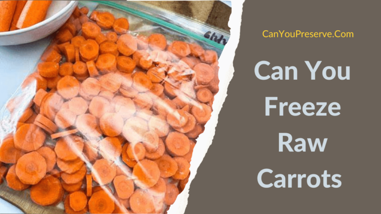 Can You Freeze Raw Carrots Without Blanching? – Steps to Freeze Raw ...